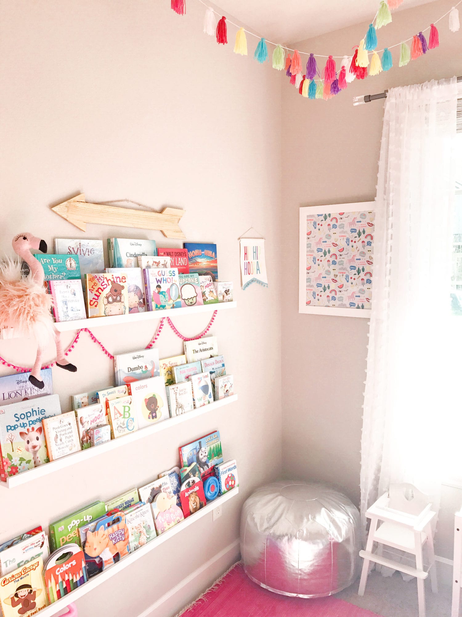 Pink and Mint Girls Playroom Tour