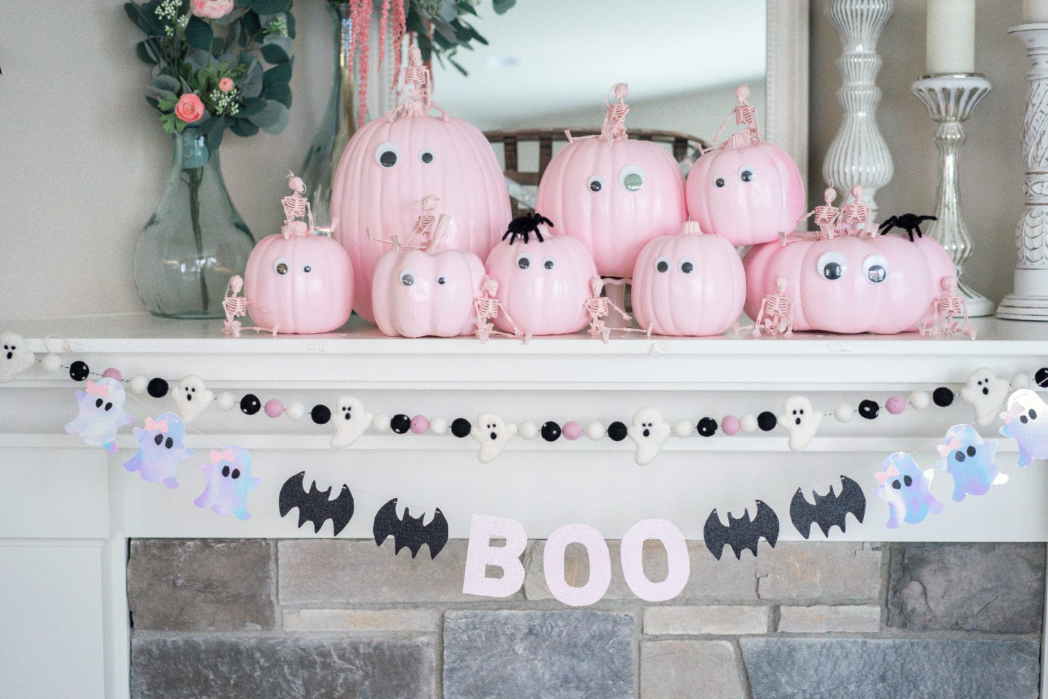 Pink Pumpkin Decorations