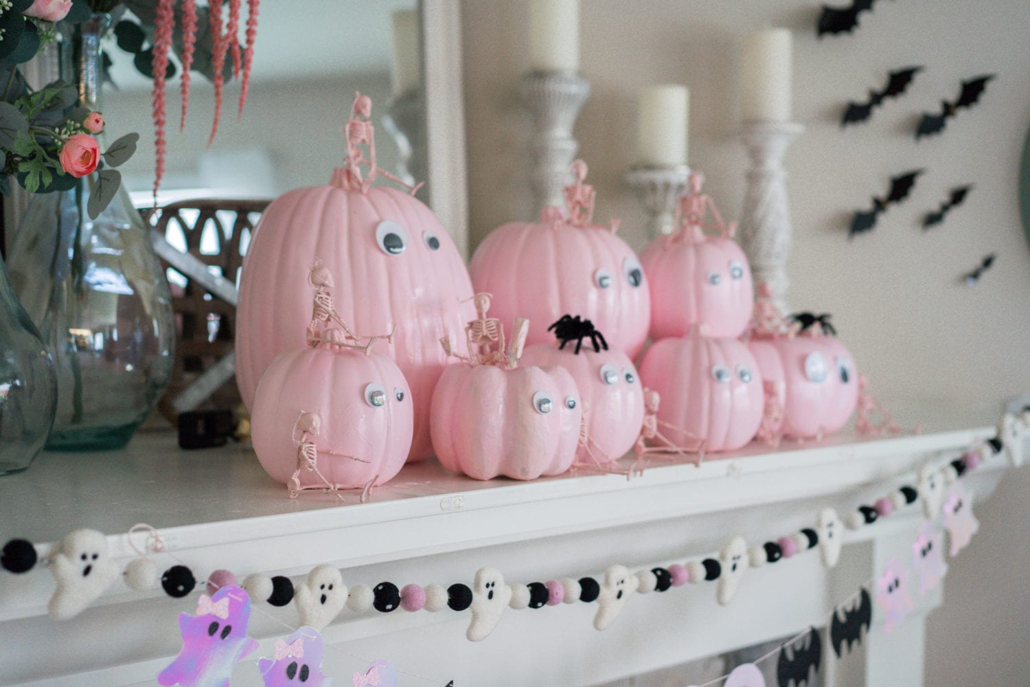 Pink Pumpkin Decorations