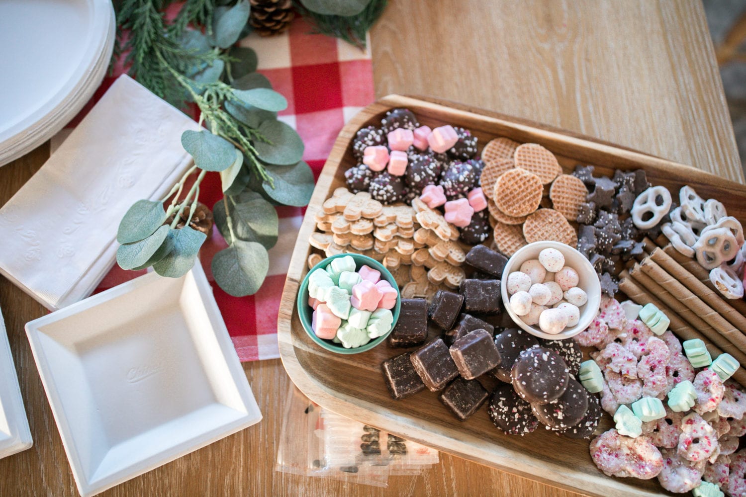 Holiday Entertaining - Hot Chocolate and Christmas Cookie Board Party