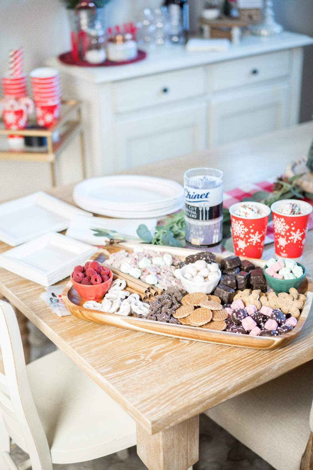 Holiday Entertaining - Hot Chocolate and Christmas Cookie Board Party