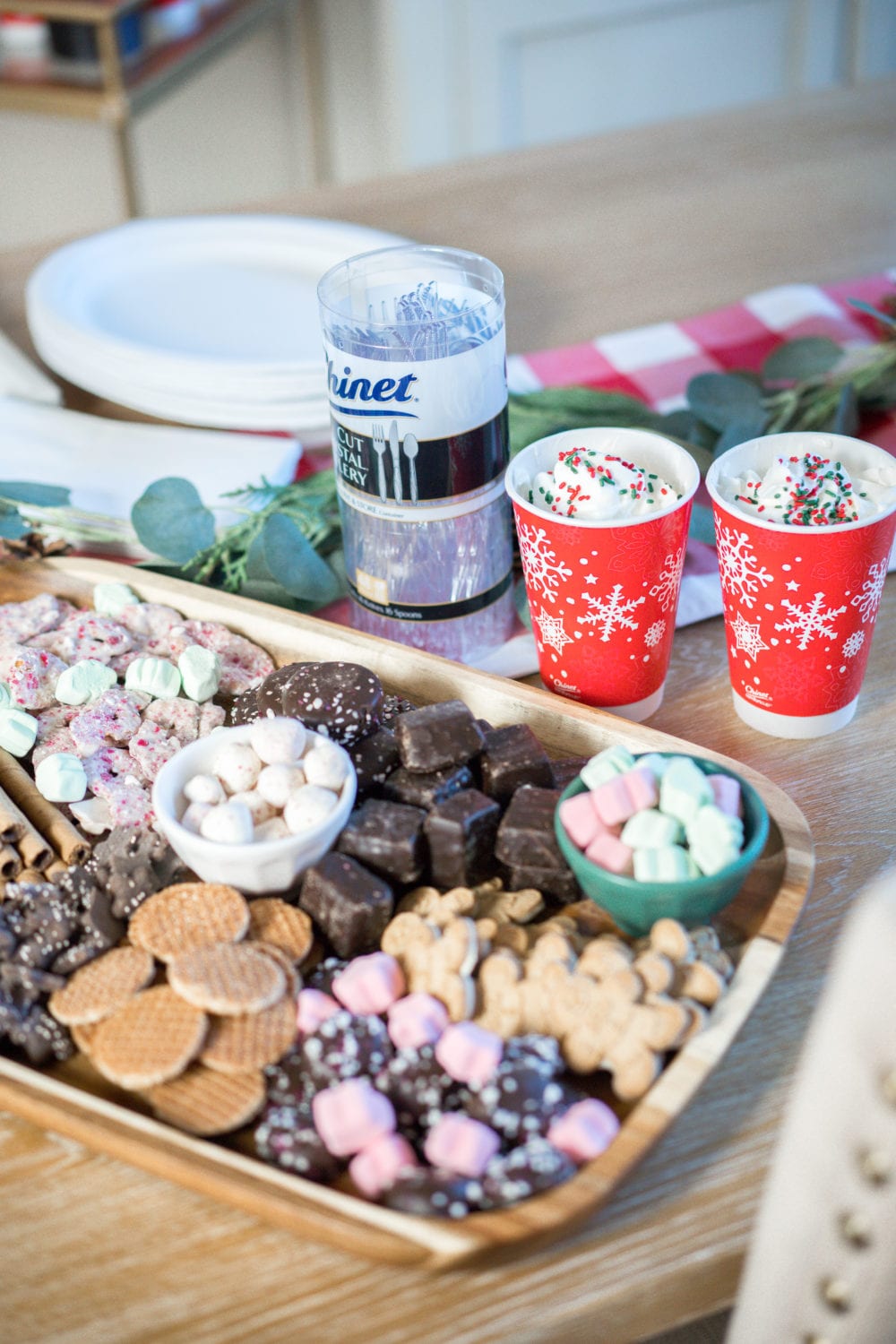 Holiday Entertaining - Hot Chocolate and Christmas Cookie Board Party