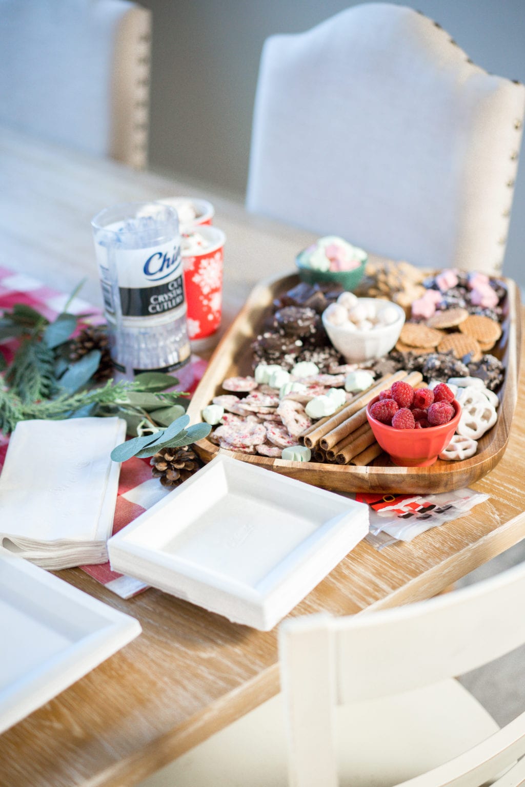 Holiday Entertaining - Hot Chocolate and Christmas Cookie Board Party
