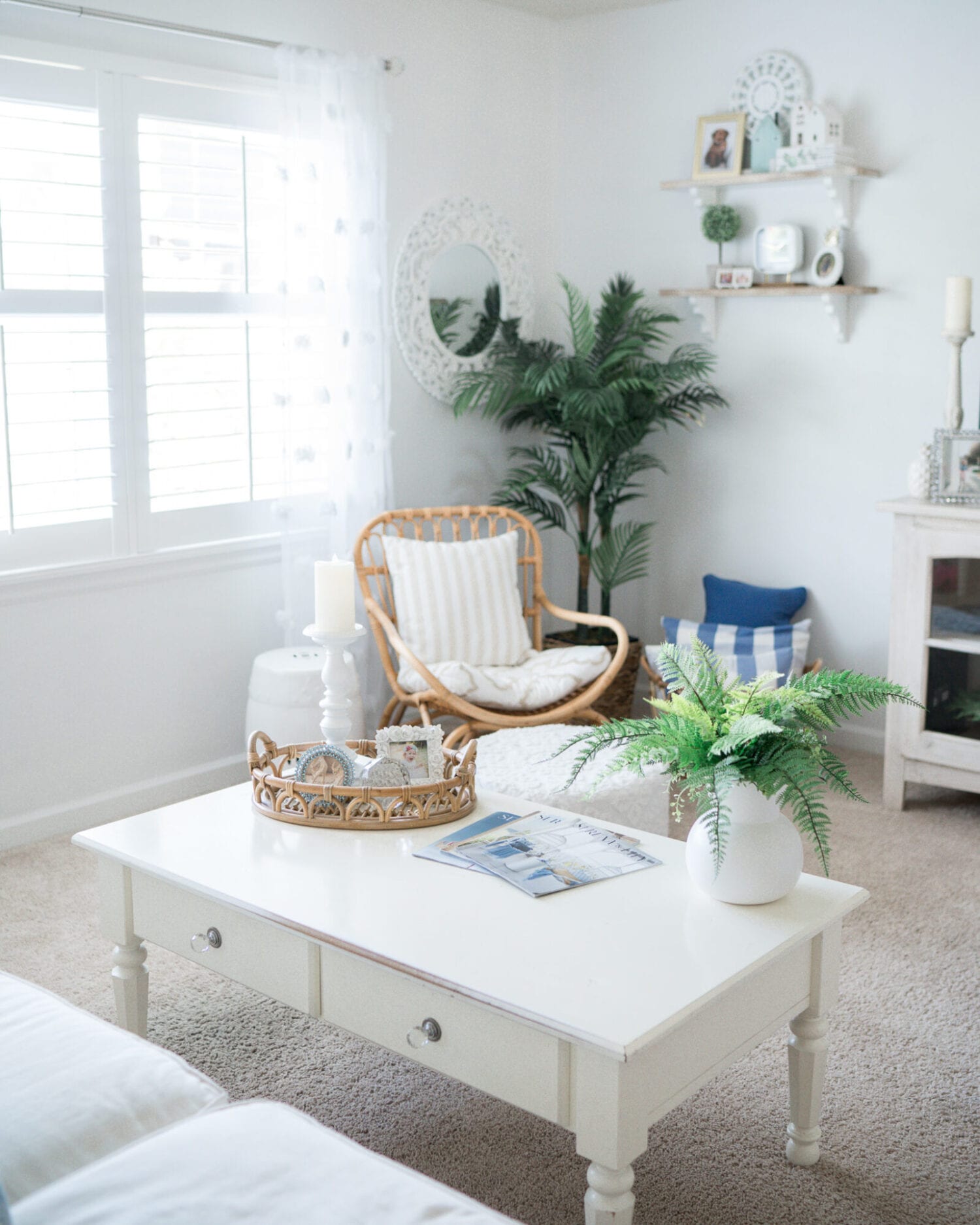 Cornflower Blue Decor Accents