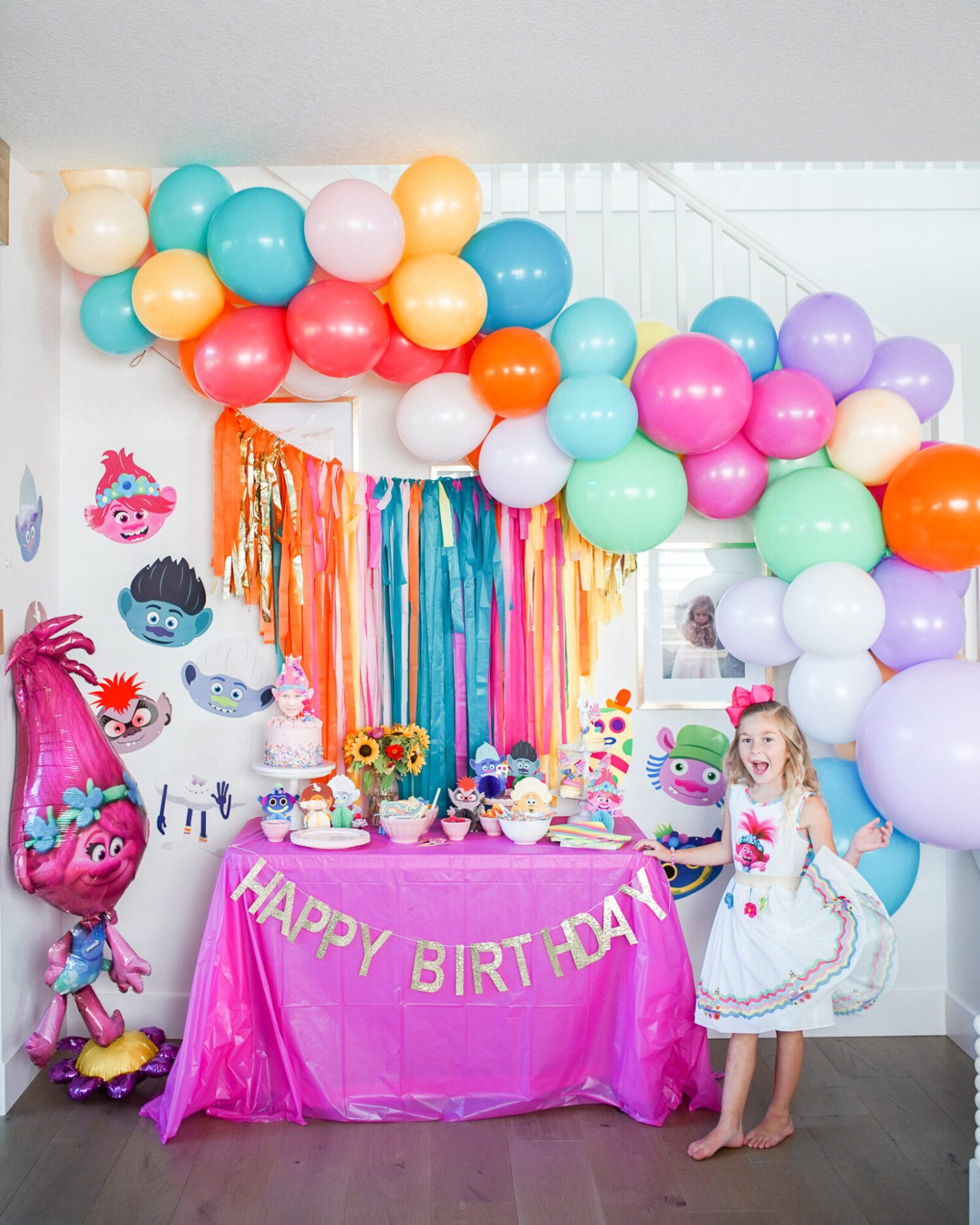 Trolls Princess Poppy Birthday Party