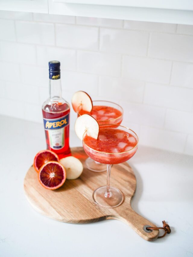Fall Aperol Spritz Recipe - The House of Hood Blog