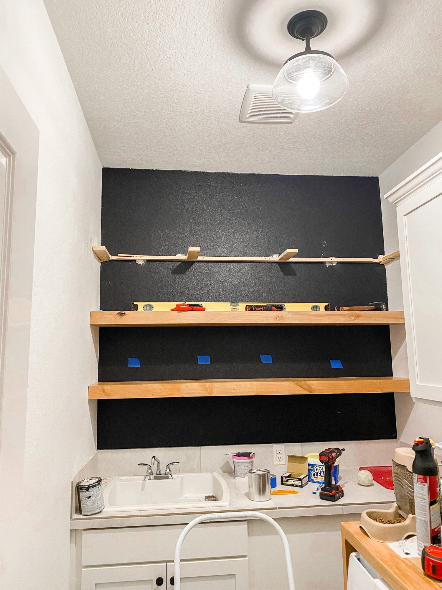 Easy Butcher Block Counter DIY - Our Laundry Room Reveal!