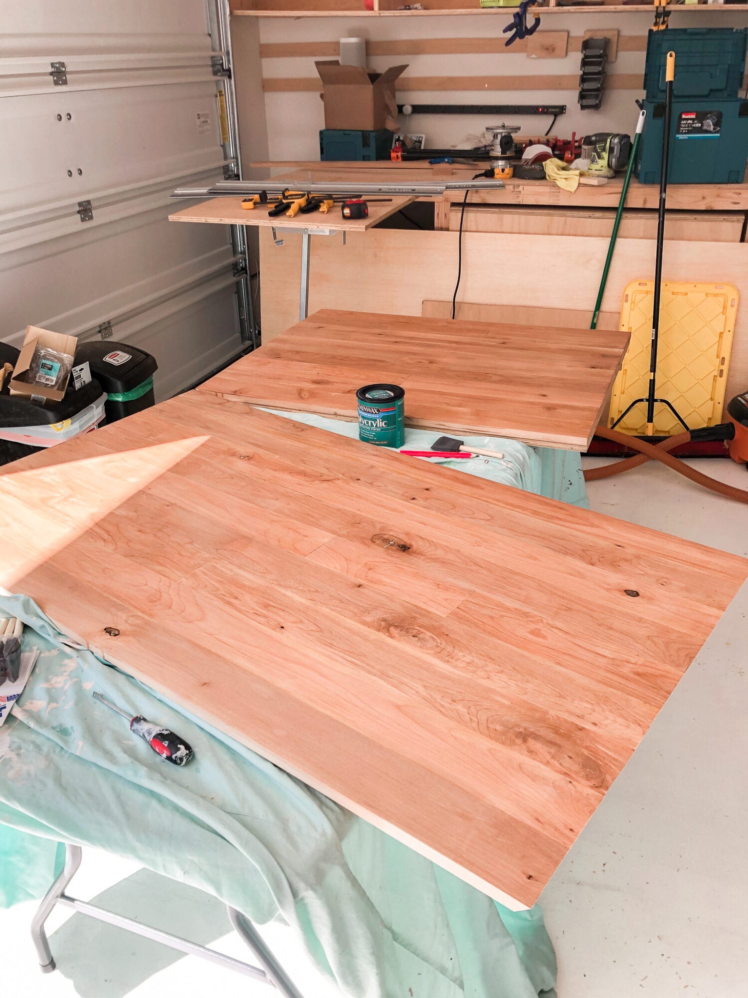 Easy Butcher Block Counter DIY - Our Laundry Room Reveal!