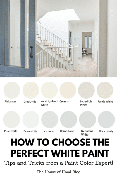 Cool vs. Warm - 12 Popular White Paint Colors for Your Home