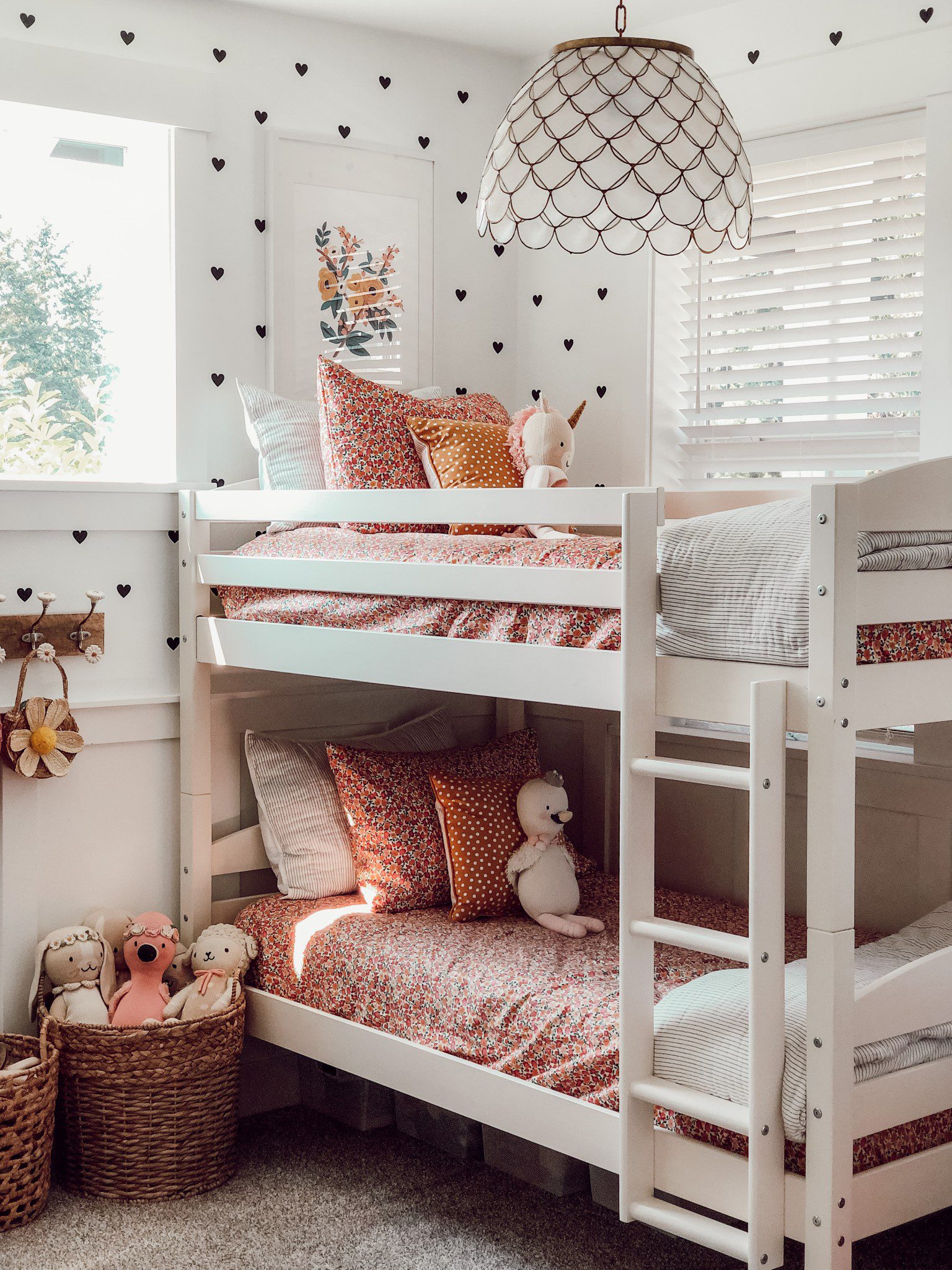 Adorable Girls Bedrooms with Bunk Beds - 17 Options Your Kids Will Love!