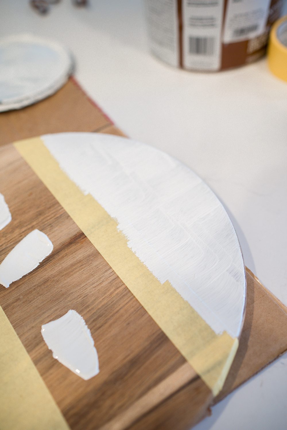 Color Block Cutting Board DIY