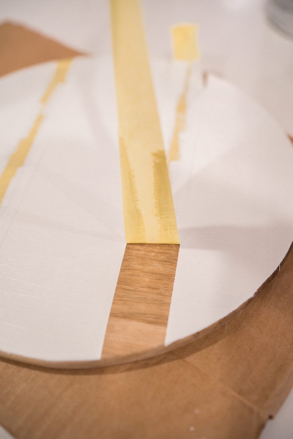 Color Block Cutting Board DIY