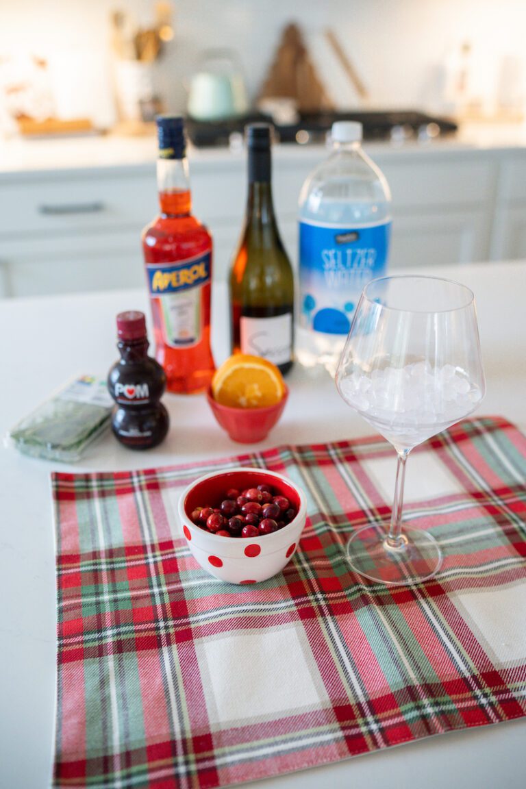 Holiday Cocktail - Winter Aperol Spritz Recipe You Will Love!