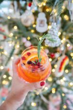 Holiday Cocktail - Winter Aperol Spritz Recipe You Will Love!