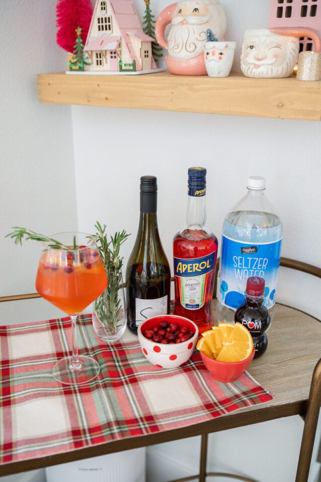 Holiday Cocktail - Winter Aperol Spritz Recipe You Will Love!