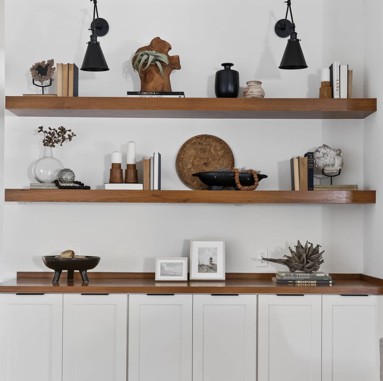 Built In Shelf Styling Ideas - How to Style Your Open Shelving