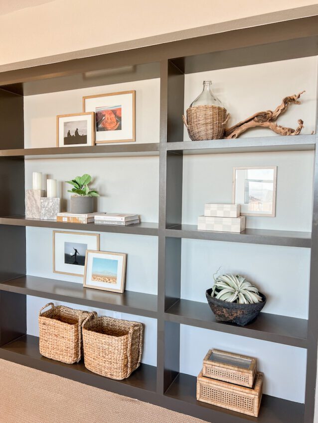 Built In Shelf Styling Ideas - How to Style Your Open Shelving