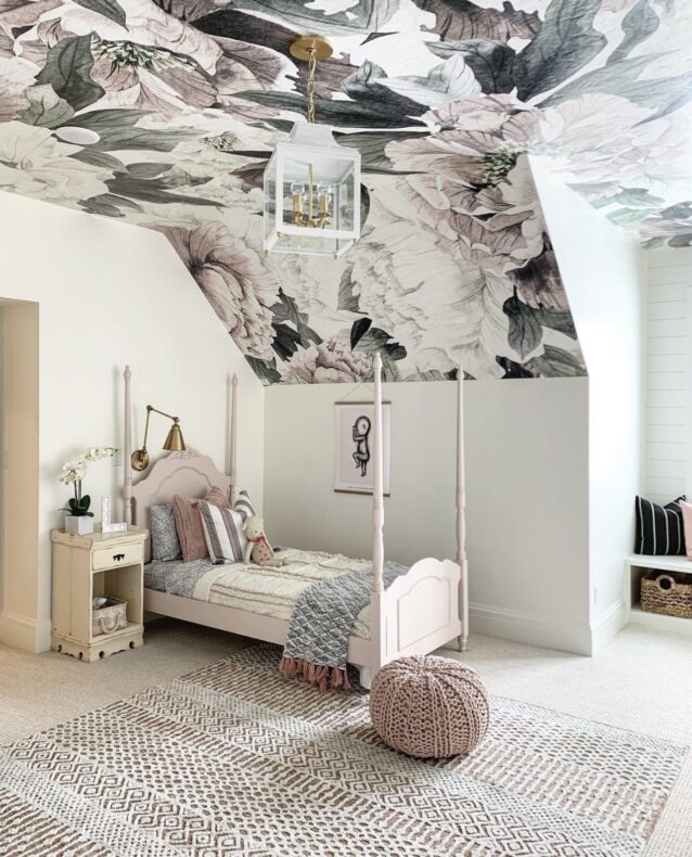 Wallpaper on Ceilings! You Will Love This Decor Trend!