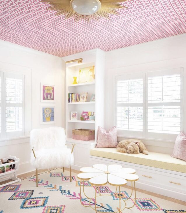 Wallpaper on Ceilings! You Will Love This Decor Trend!
