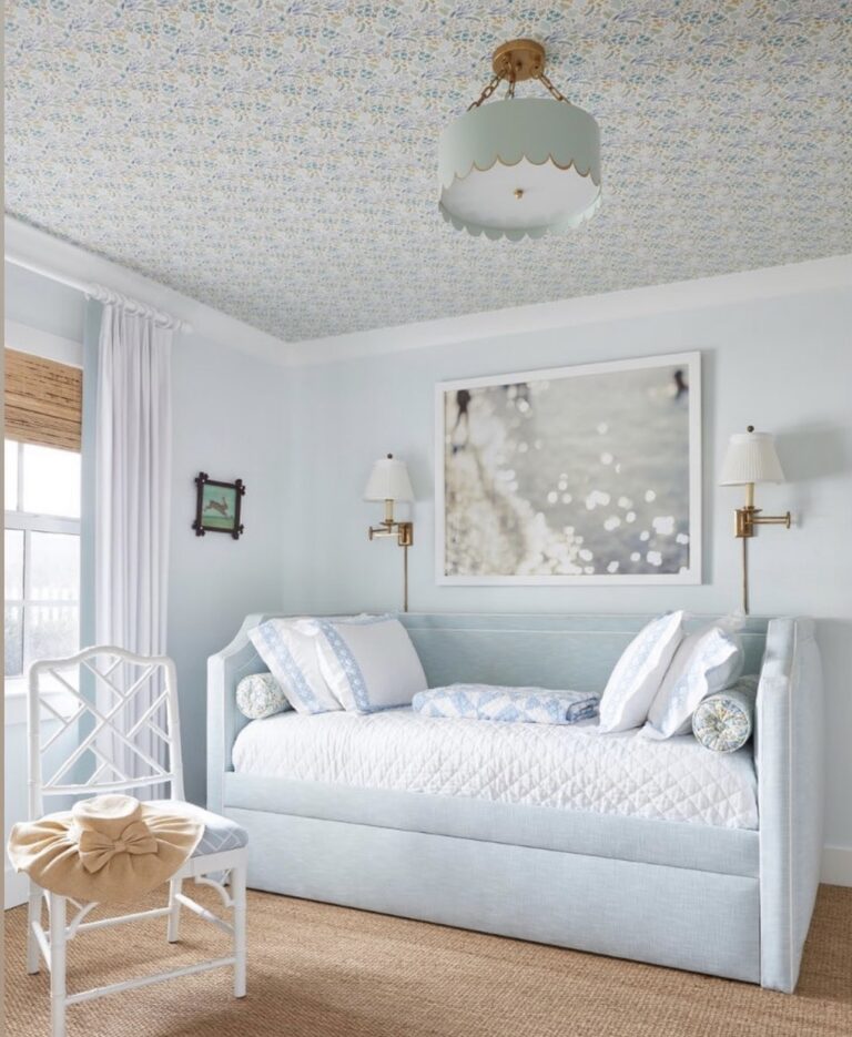 Wallpaper on Ceilings! You Will Love This Decor Trend!