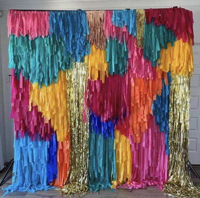 Easy DIY Fringe Backdrop - A Step-By-Step Tutorial!