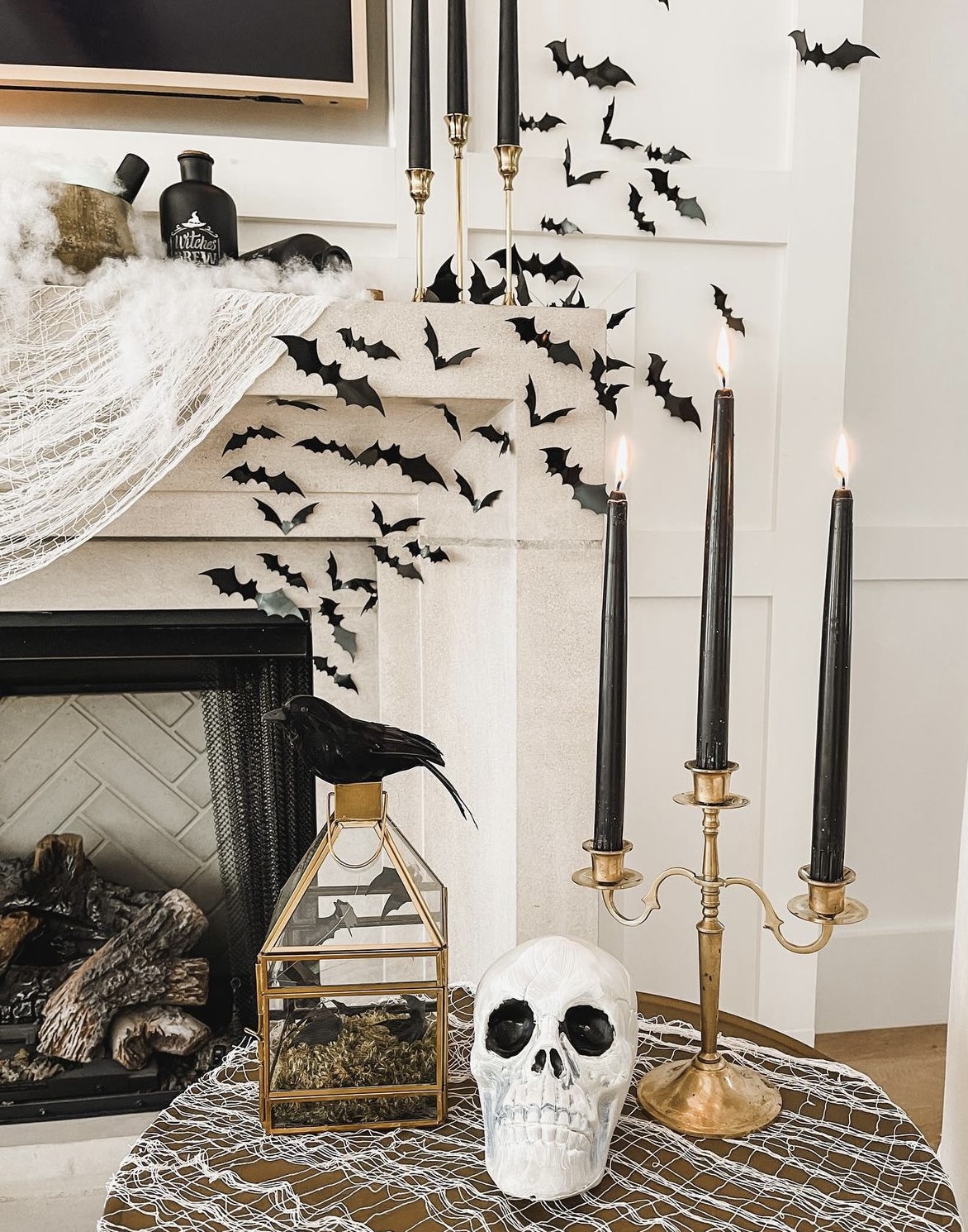 Halloween Mantel Decor Ideas - Over 16 Ideas You Will Love!