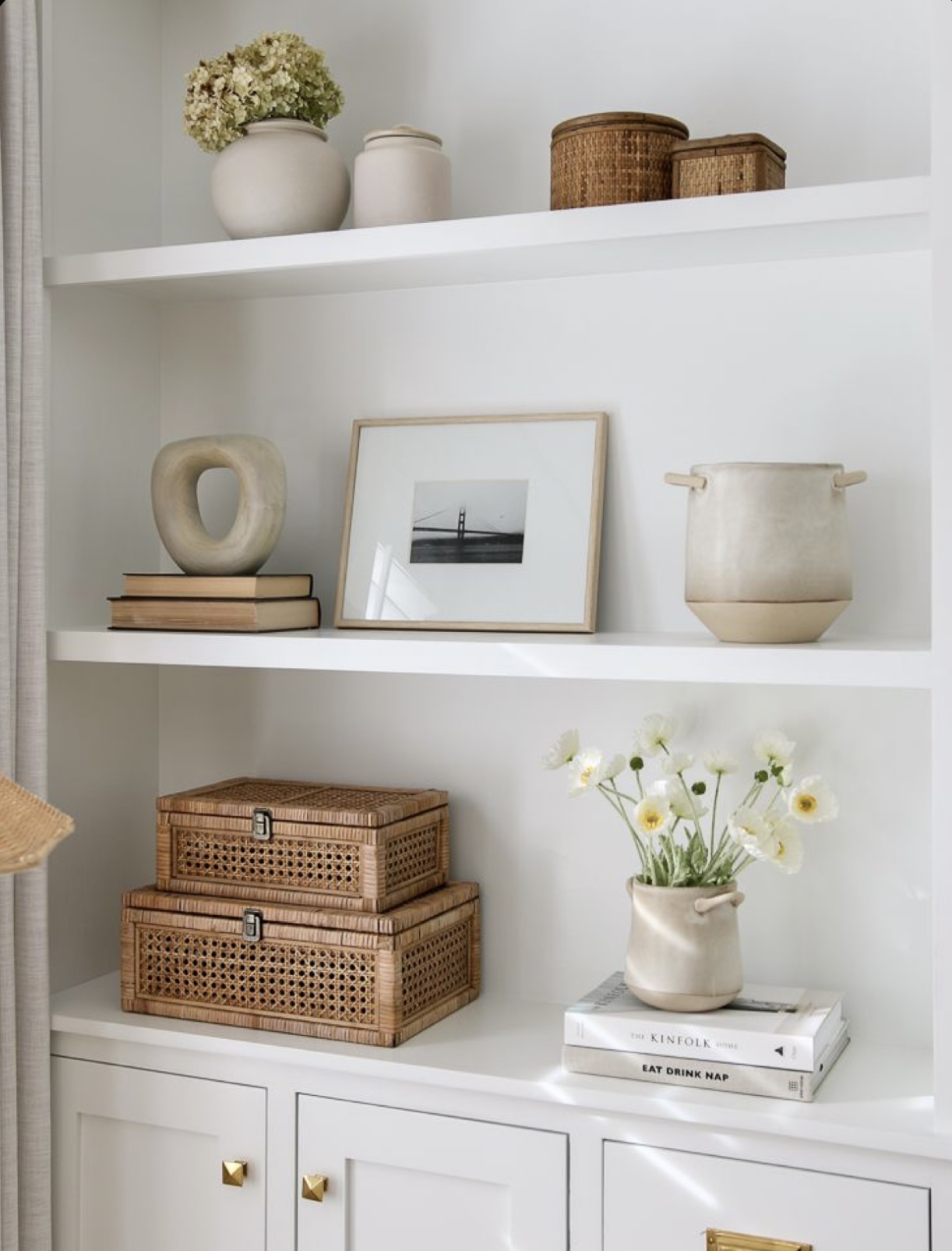 Built In Shelf Styling Ideas - How to Style Your Open Shelving