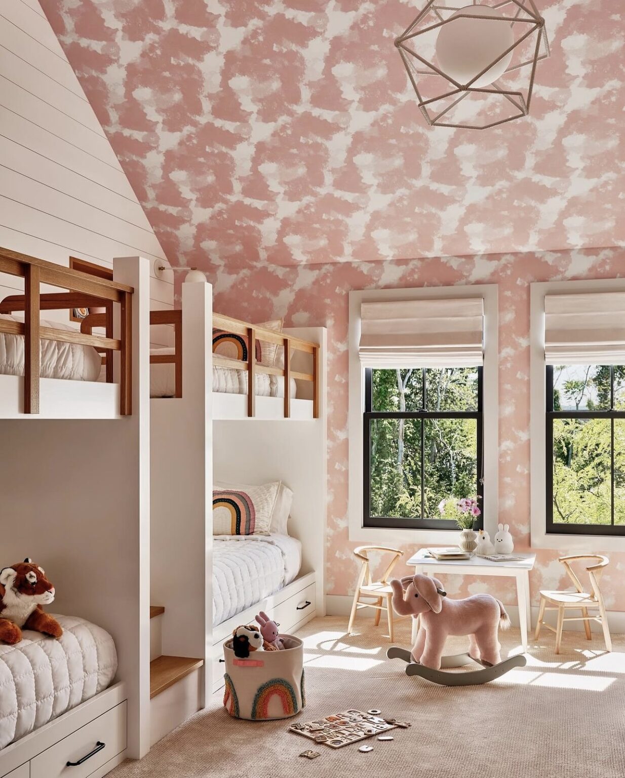 Wallpaper on Ceilings! You Will Love This Decor Trend!