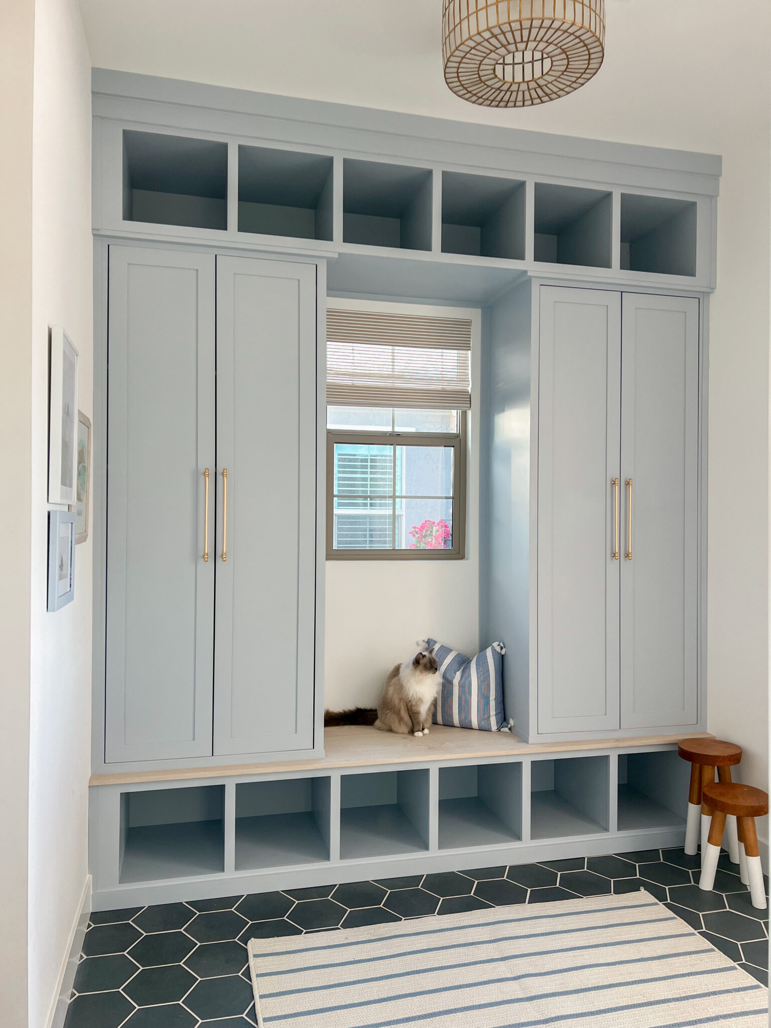 Coastal Blue Mudroom Design - Inspiration You Will Love!