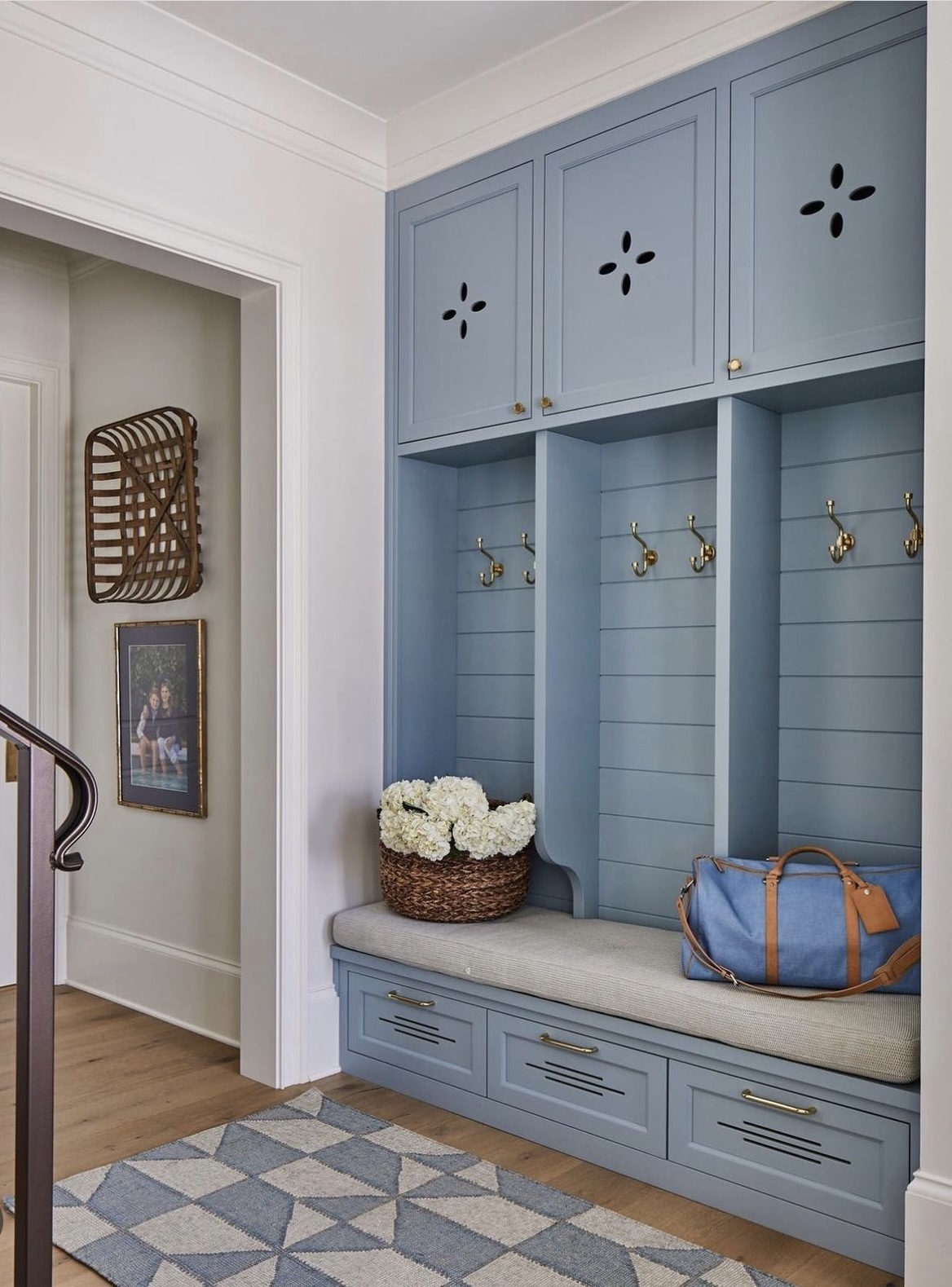 Coastal Blue Mudroom Design - Inspiration You Will Love!