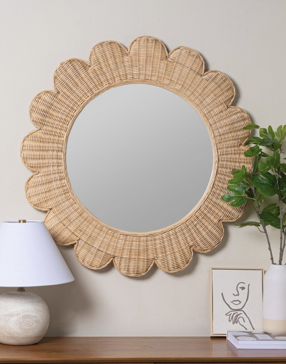 Our Favorite Scalloped Mirrors - Over 23 Options You Will Love!