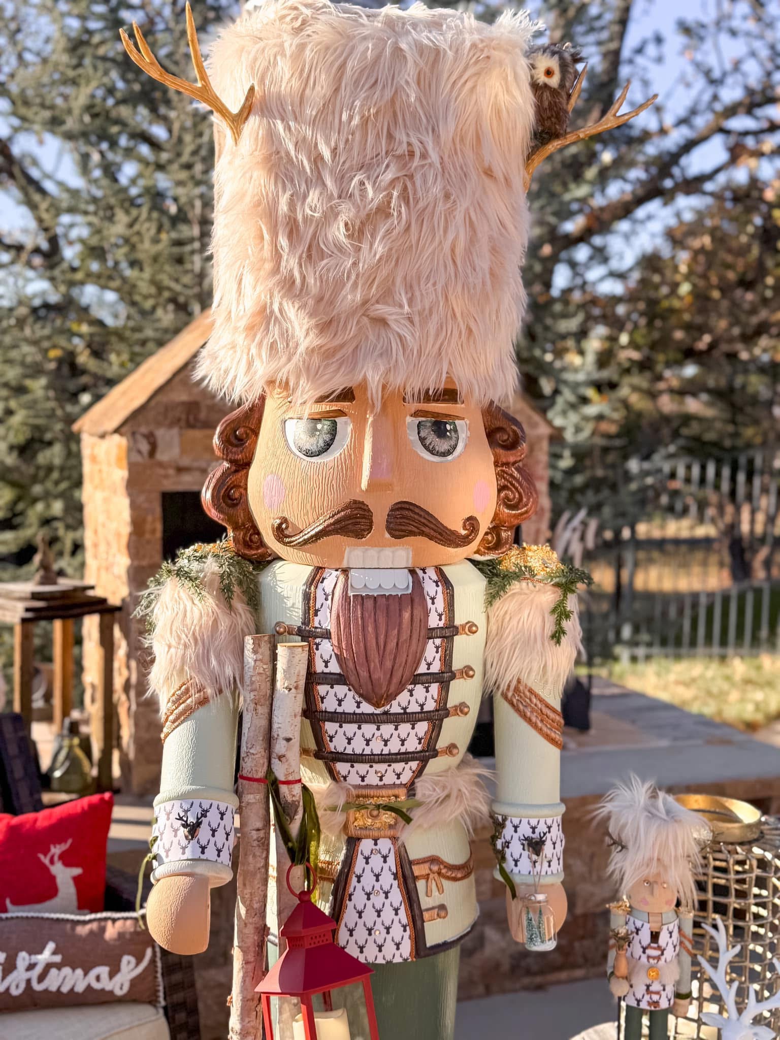 How to DIY and Paint the Viral 6 Foot Walmart Nutcracker: Creative ...