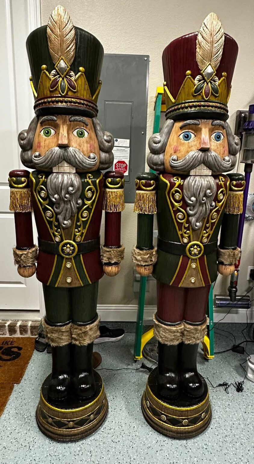 How to DIY and Paint the Viral 6 Foot Walmart Nutcracker: Creative ...