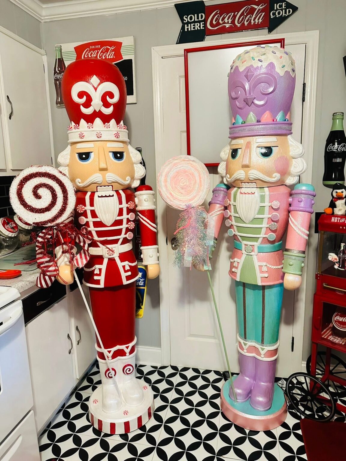 How to DIY and Paint the Viral 6 Foot Walmart Nutcracker: Creative ...