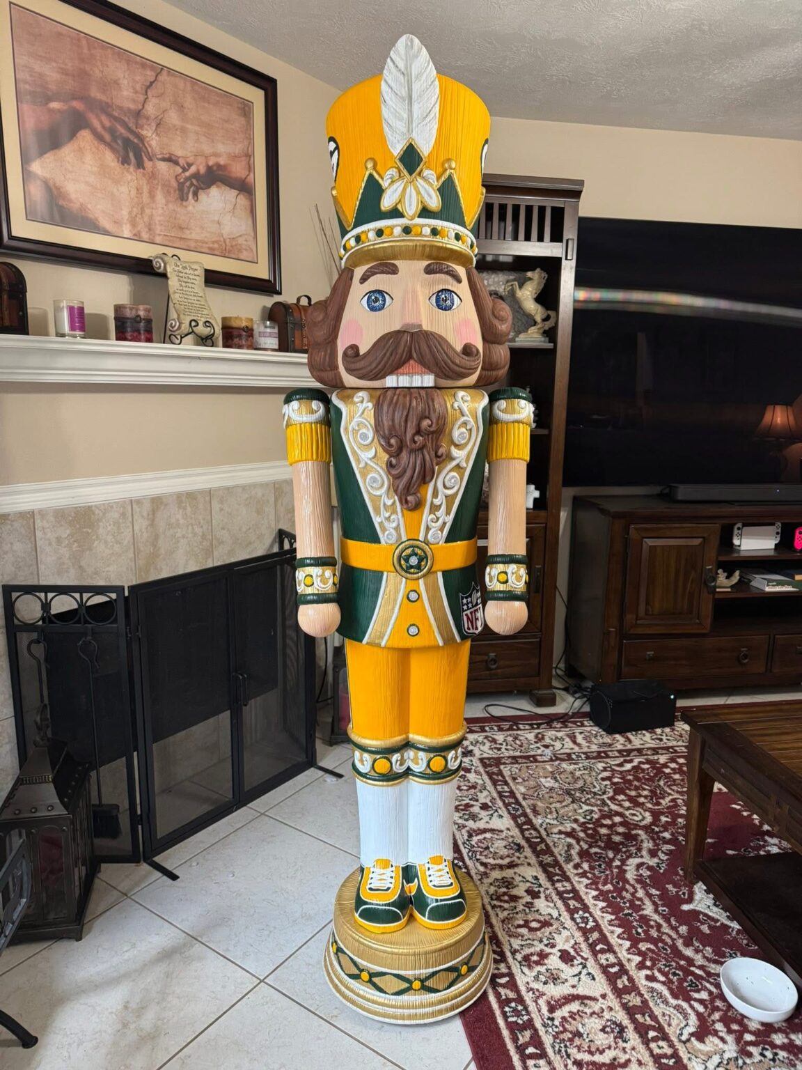 How to DIY and Paint the Viral 6 Foot Walmart Nutcracker: Creative Holiday Decorating Ideas