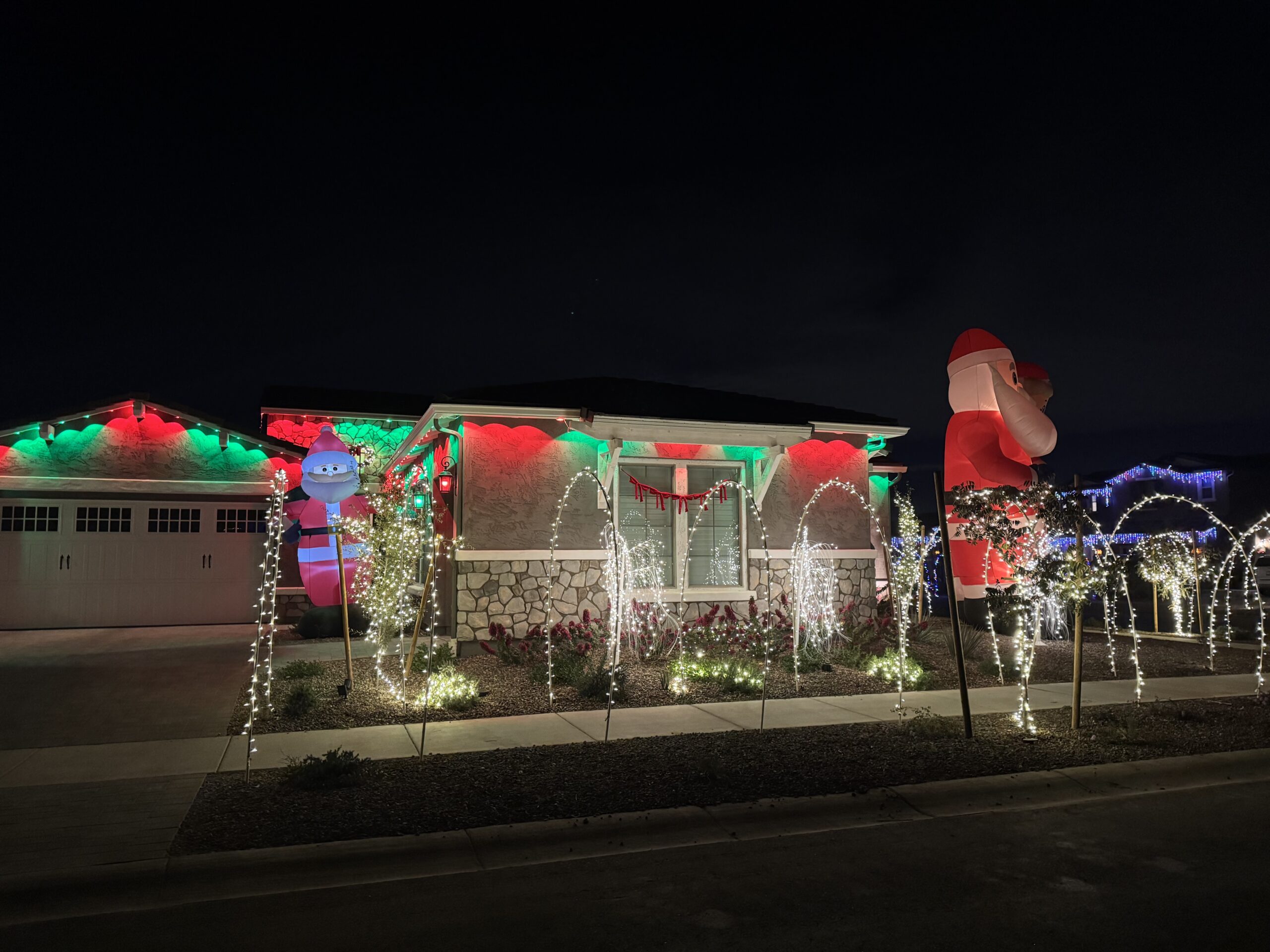 How to Install Light-Up Christmas Arches on Your Sidewalk